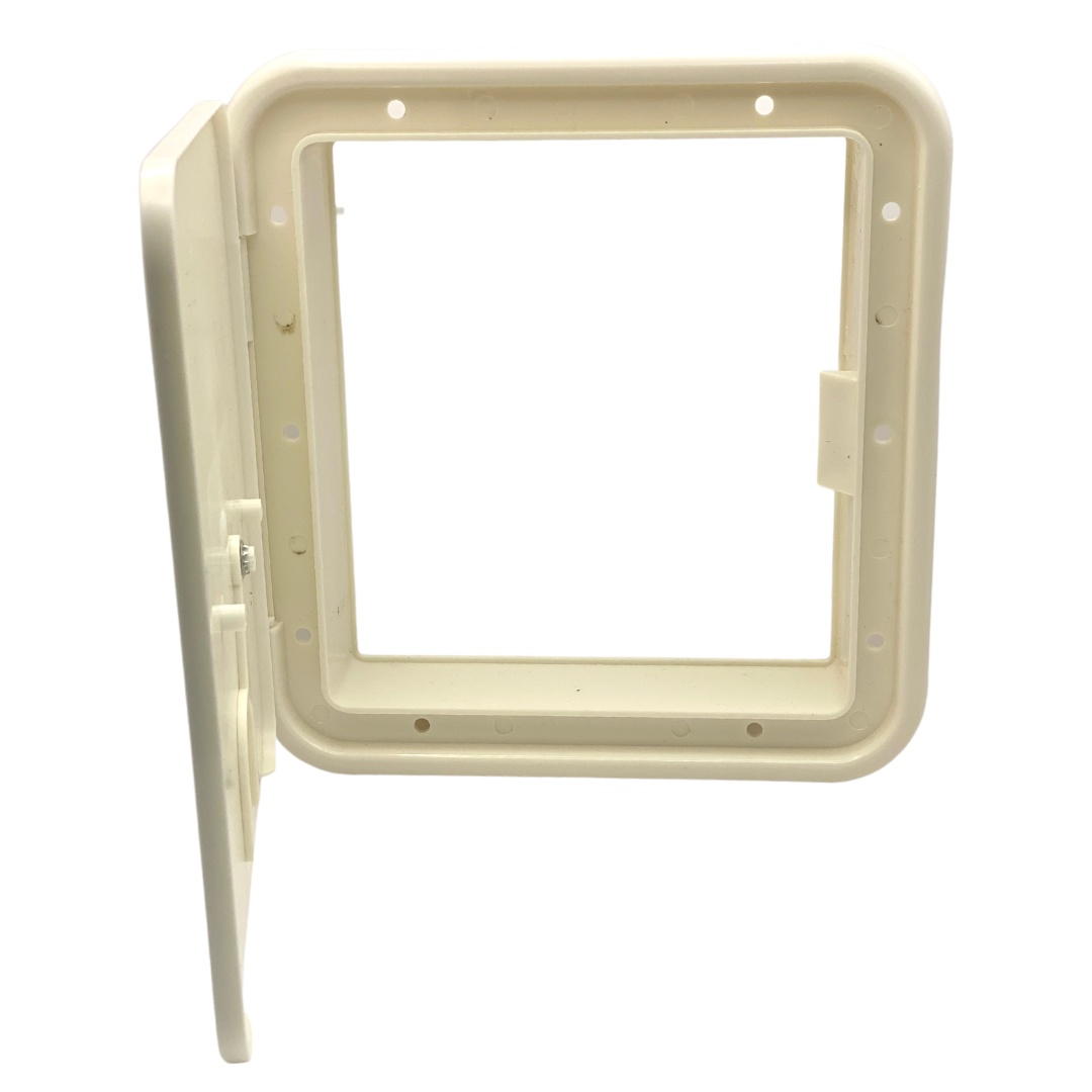 NU-SET RV Electrical Power Cord Cable Hatch with Resettable Combinatio ...